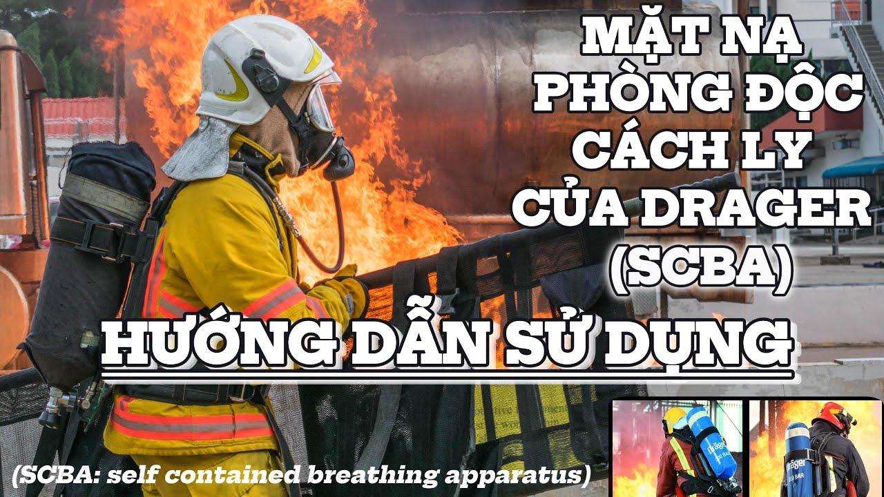 HƯỚNG DẪN SỬ DỤNG MẶT NẠ PHÒNG ĐỘC CÁCH LY DRAGER - YouTube