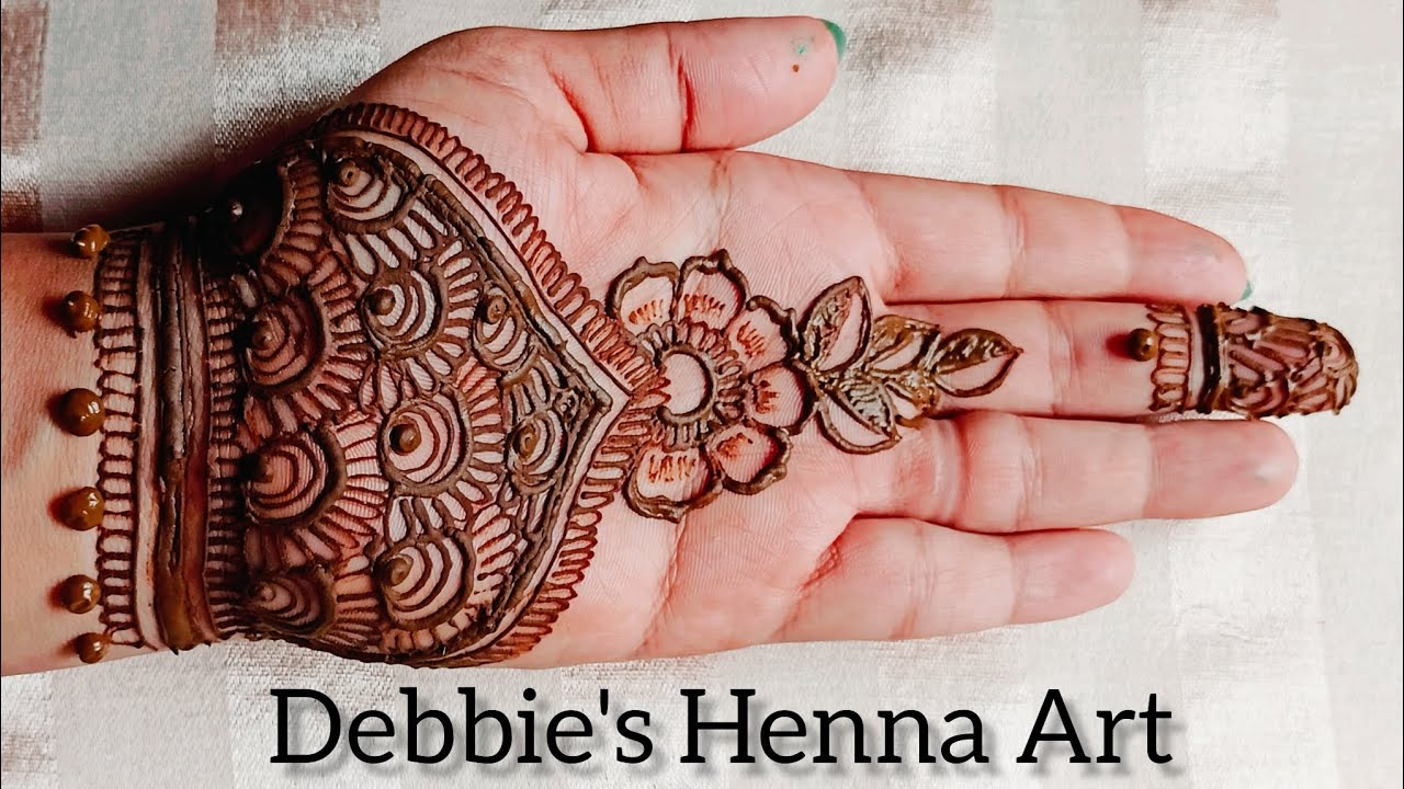 How to Draw Beautiful and Stylish Mehendi Design Easy For Beginners ...