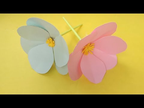 Simple & Beautiful flower making process || How to make flower with ...