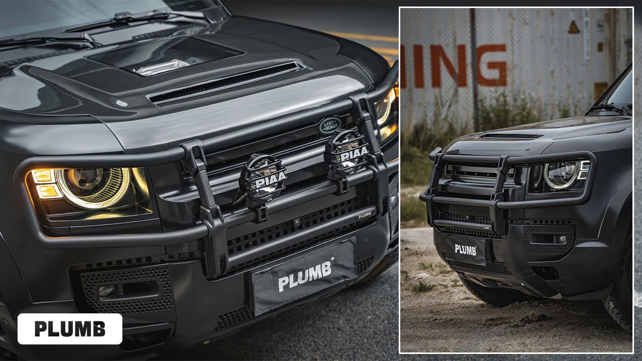 PLUMB DESIGN ｜ PLUMB "M-one" FRONT BUMPER KIT FOR NEW DEFENDER 90 110 ...