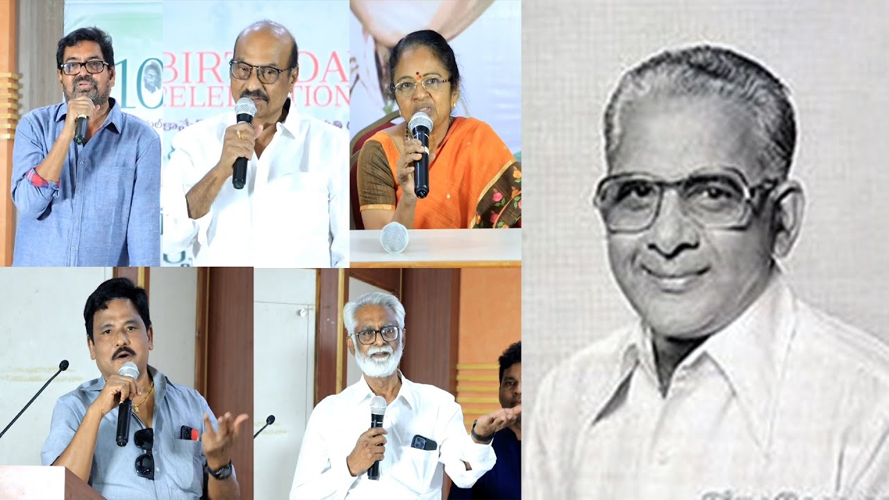 Senior Actor Madhusudhan Rao 100th Birthday Celebration Press Meet ...