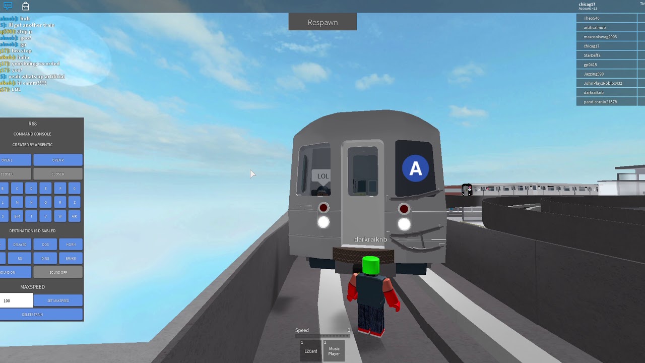 (LOOK AT THIS) Roblox Subway Testing - DUDE TROLLING BECAUSE I HAVE AN ...