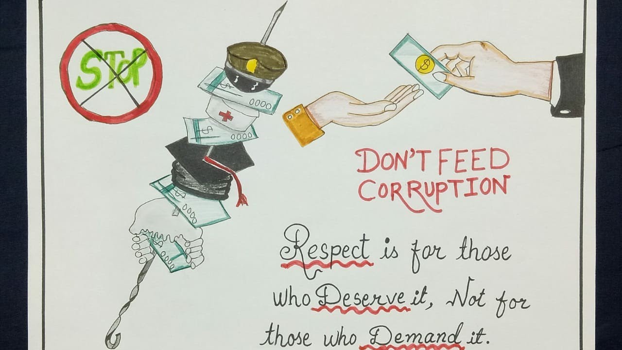 Anti Corruption Drawings For Kids