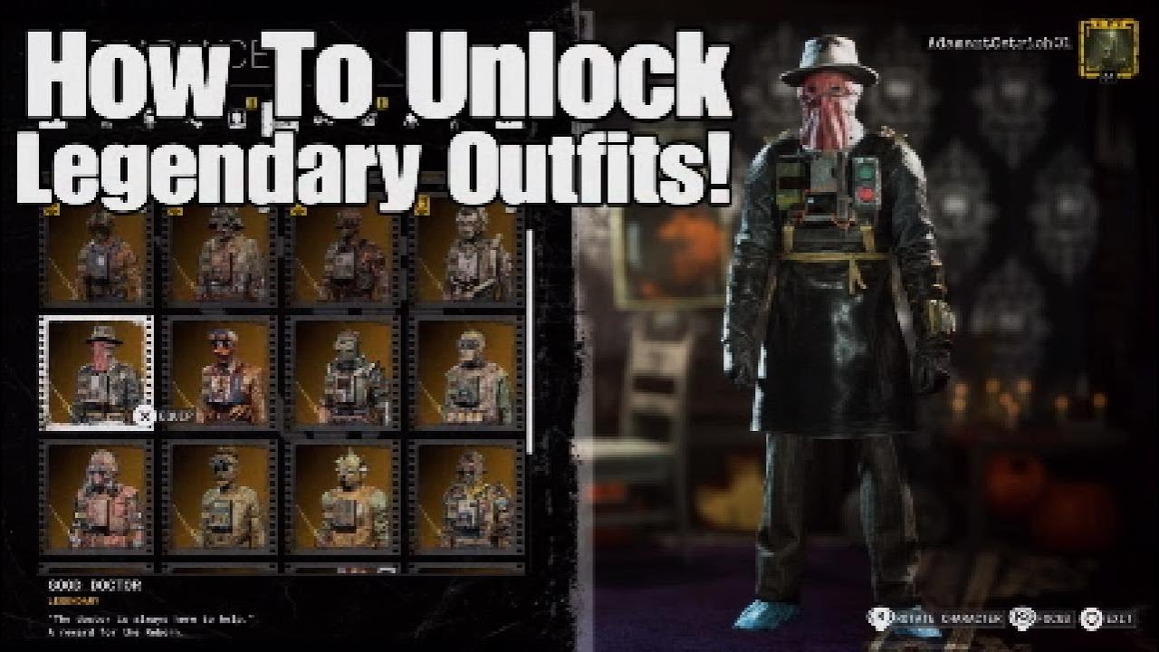 How To Unlock Legendary Outfits In Outlast Trials - YouTube