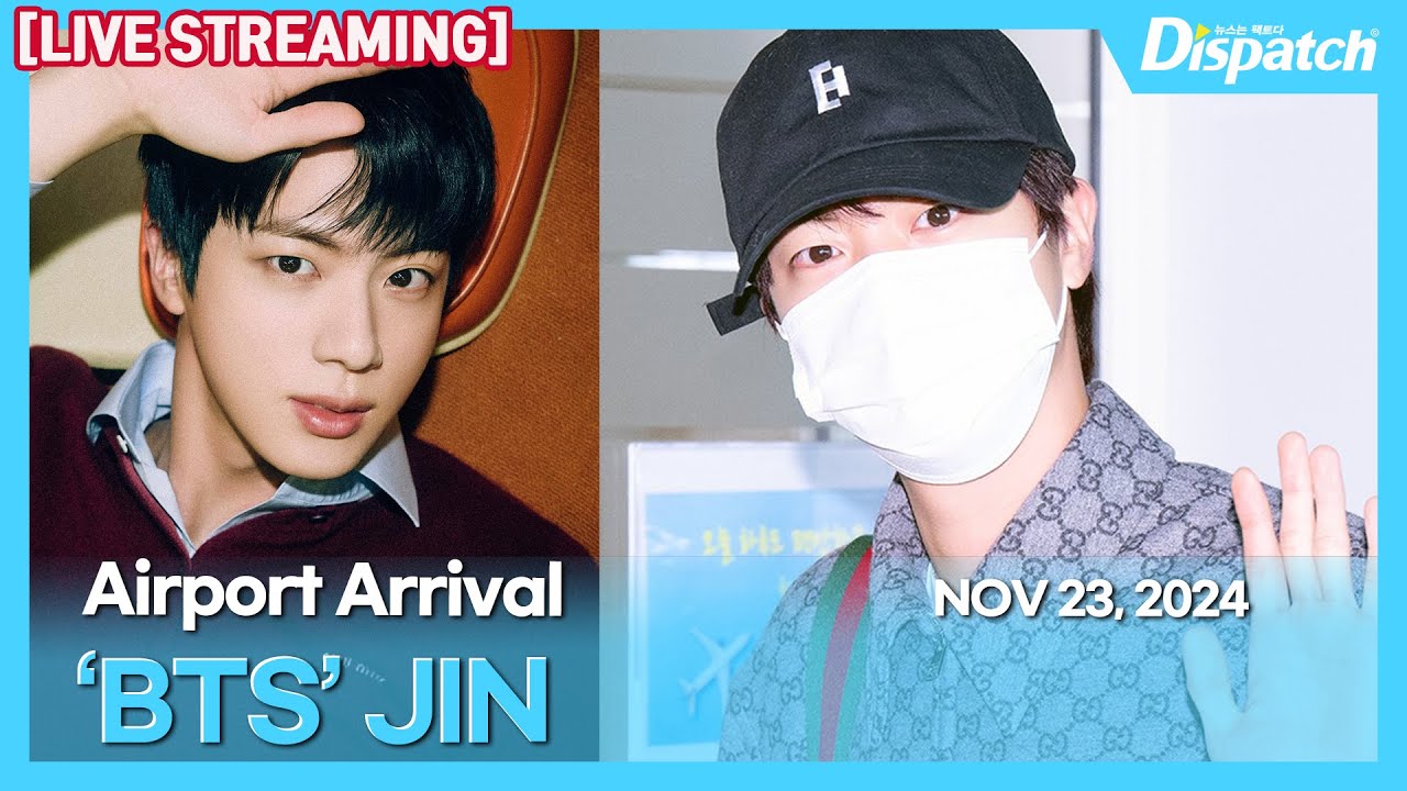 [LIVE] 진(방탄소년단), "인천국제공항 입국" l JIN(BTS), "ICN INT Airport Arrival" [공항 ...