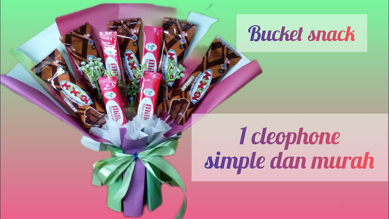 Bucket snack || simple dan mudah #bucket #diy #kreasi - YouTube
