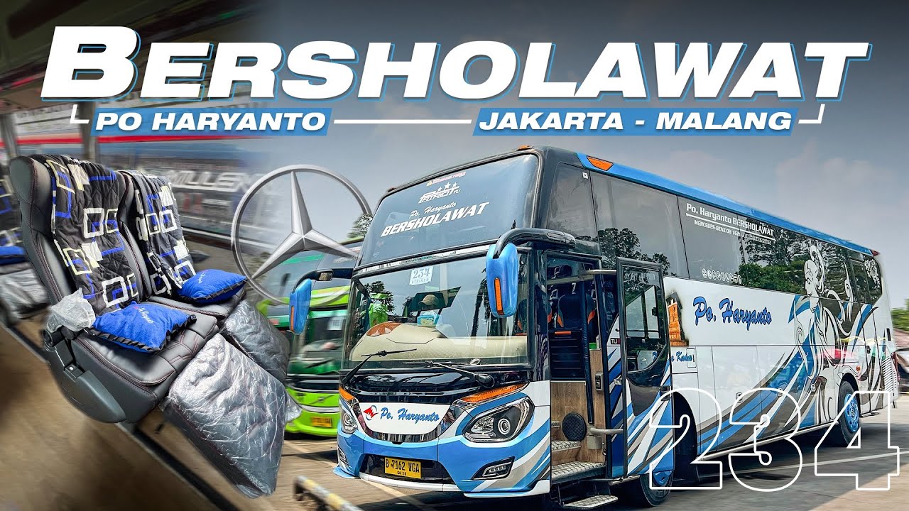 INI DIA BUS TERBAIK PO. HARYANTO, NYAMAN BUANGET ‼️ Trip Jakarta ...