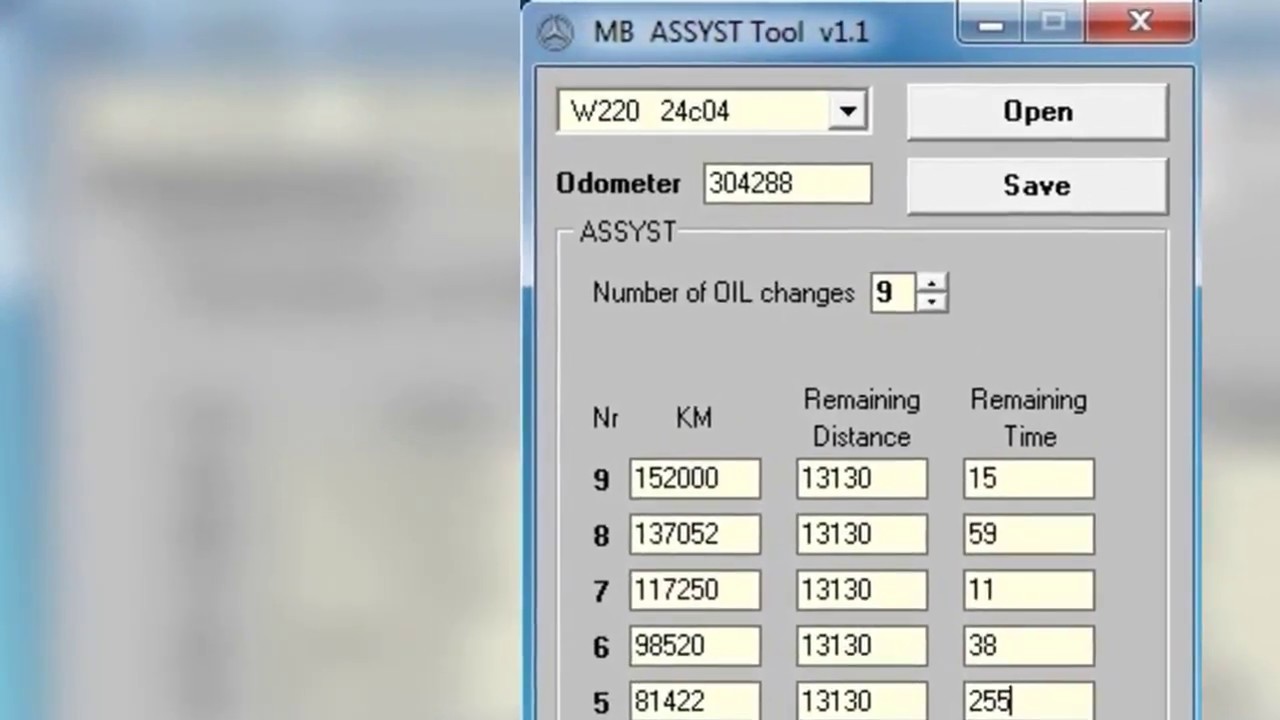 MB Assyst service calibration tool - YouTube