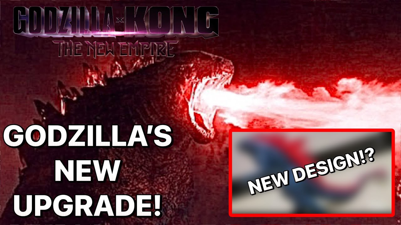 GODZILLA’S NEW DESIGN CHANGE!!!! Godzilla X KONG THE NEW EMPIRE UPDATE ...