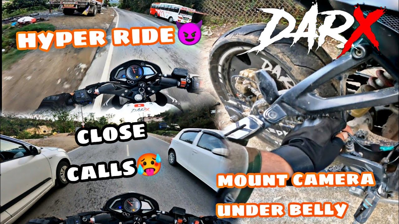 hyper ride 😈 close calls 🥵 #darx - YouTube