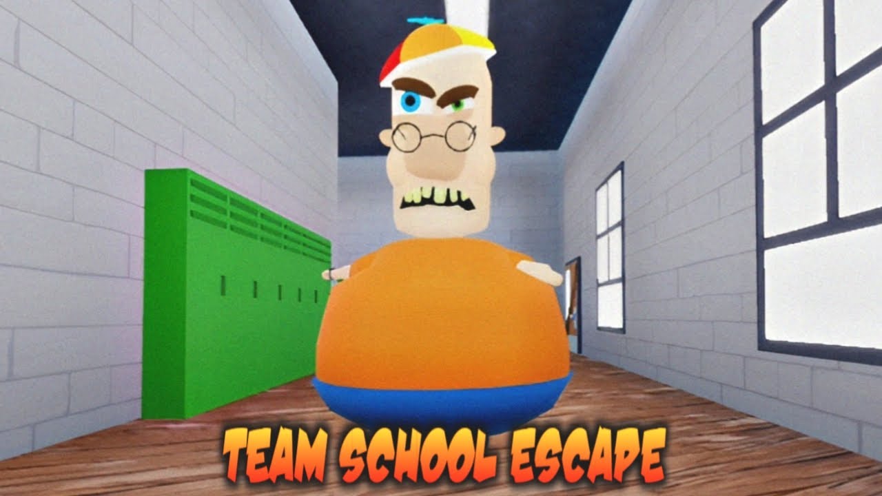 New Scary Obby TEAM SCHOOL ESCAPE (TEAMWORK OBBY) Jumpscare & Full ...