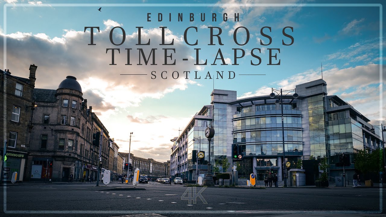 Edinburgh Timelapse - Tollcross Junction Sunny Afternoon - 4K ...