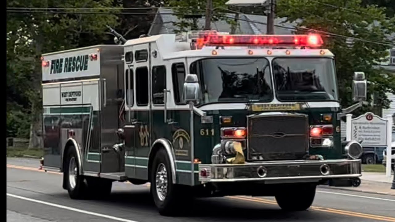 West Deptford Engine 611 Responding - YouTube