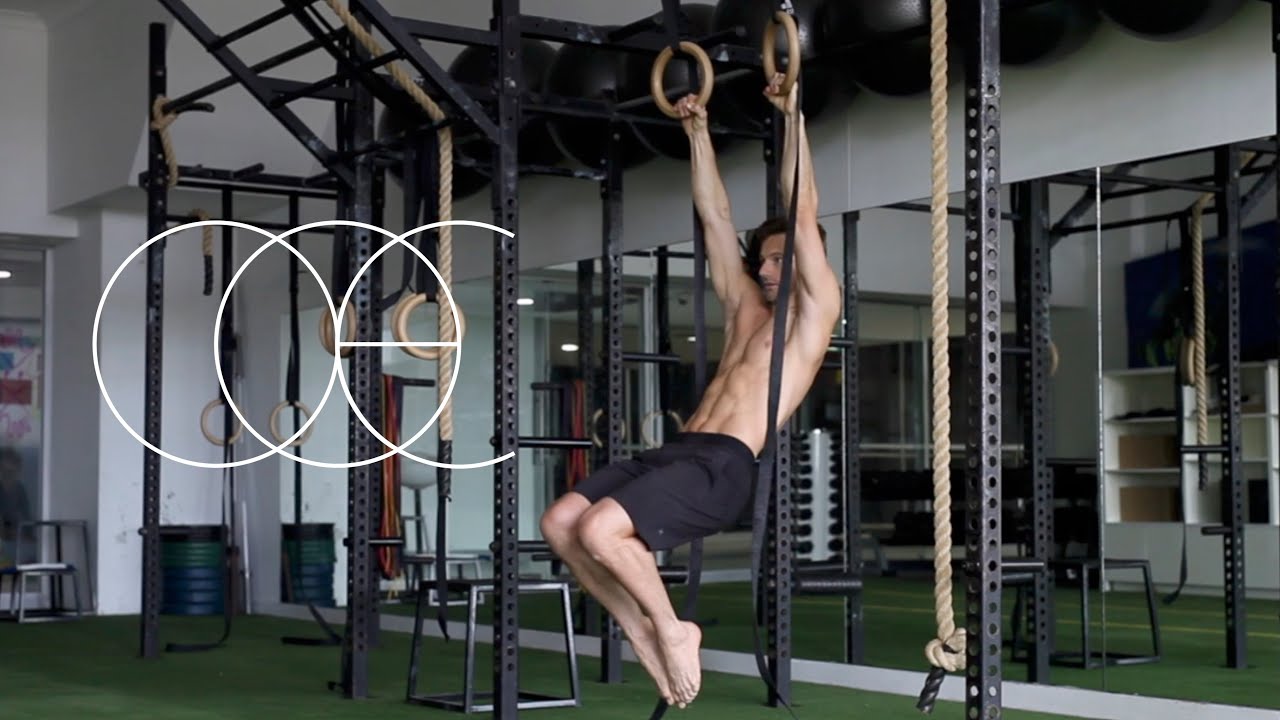 Ring Swing Forearm Bridge Crawl Sissy Squat Hip Hinge Workout - YouTube