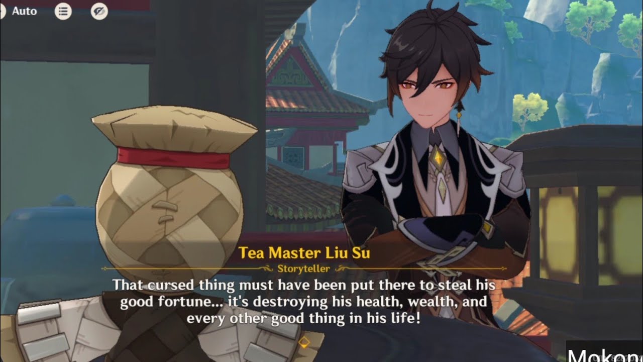 Genshin Impact 5.3 - Zhongli Talking About Rattan Figure and Rex Coin ...