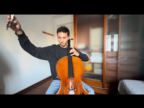 Playing on a wonderful cello made by Christian Bayon in Lisbon 🇵🇹 - YouTube
