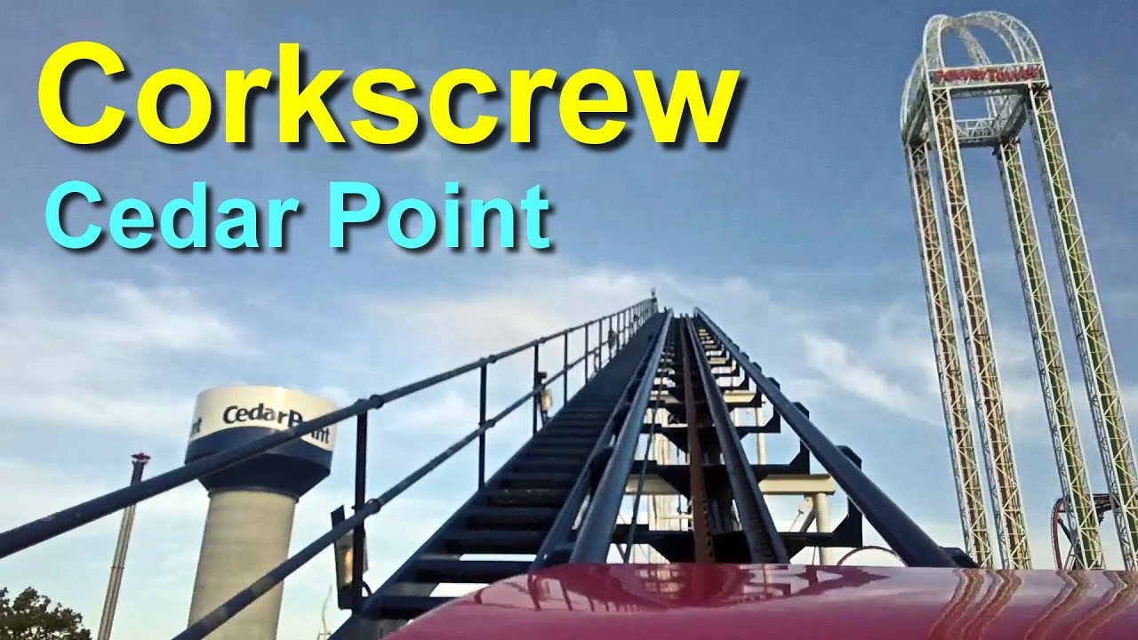 Corkscrew Roller Coaster Front Seat On Ride HD POV Cedar Point 2018 ...