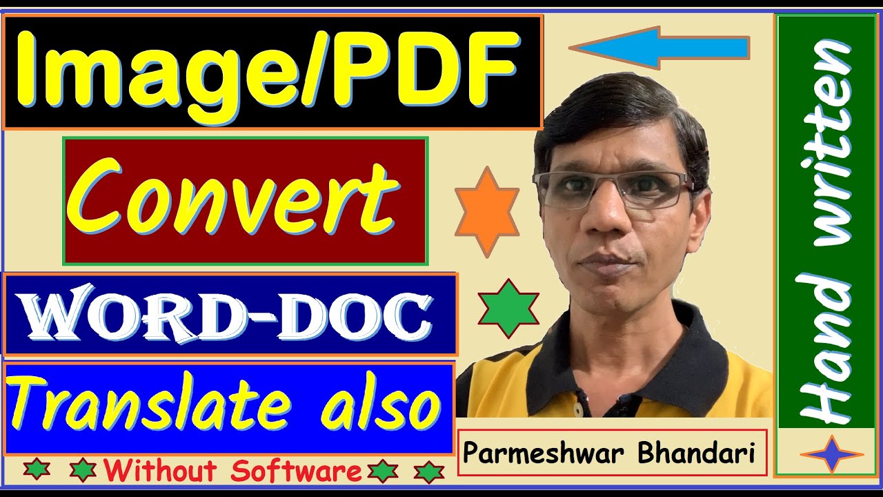 1015 : Hand written or typed image or PDF convert in Word | Translate ...