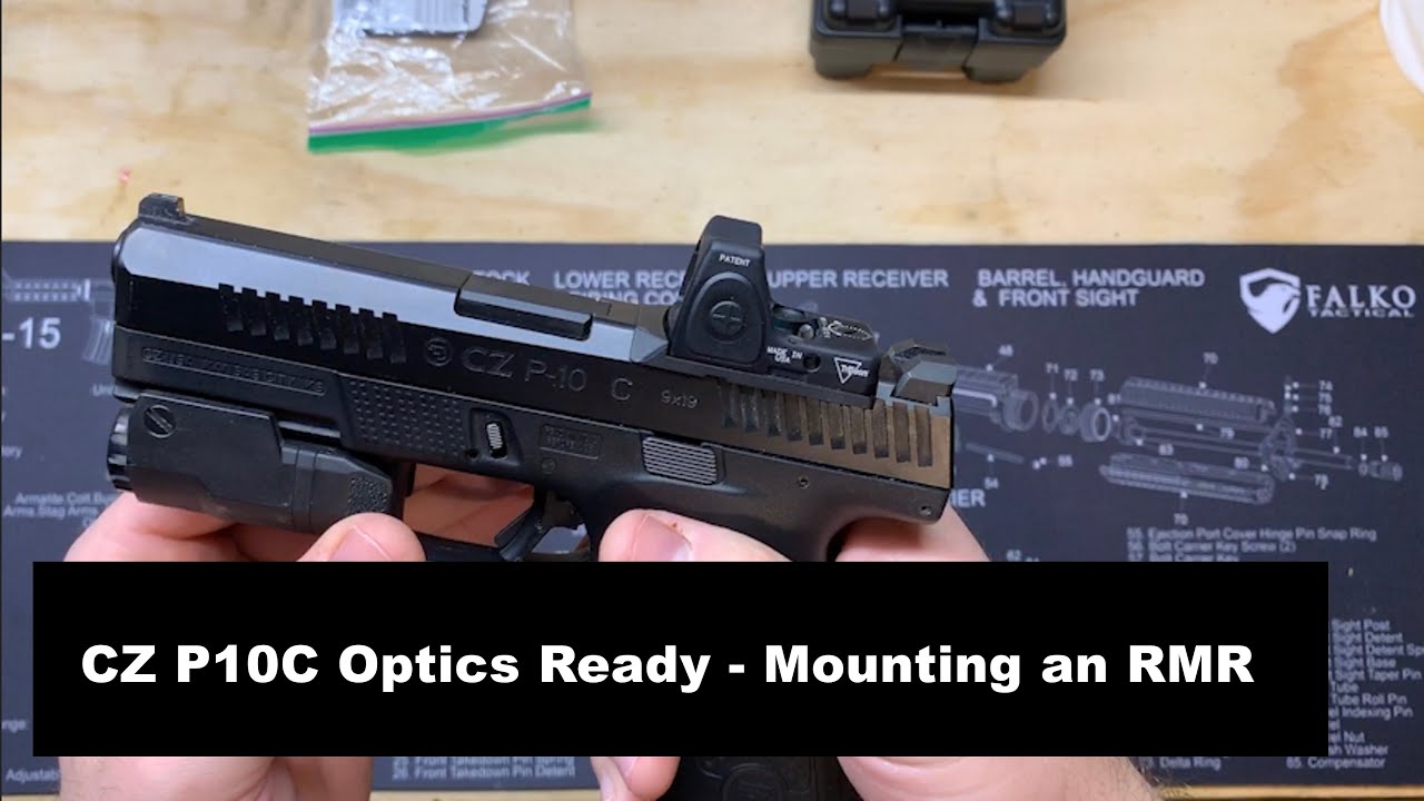 CZ P10C Optics Ready - How to mount an RMR - YouTube