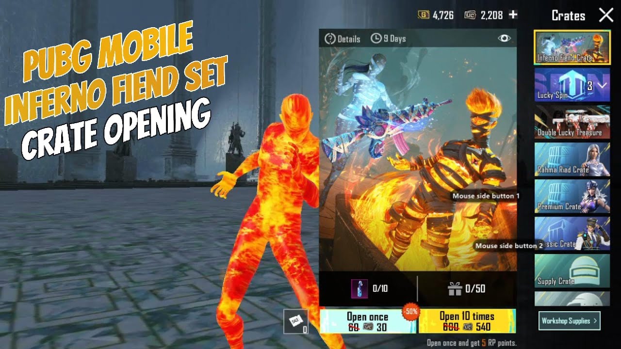 INFERNO FIEND Set Crate Opening || Mummy suits and M416 - YouTube