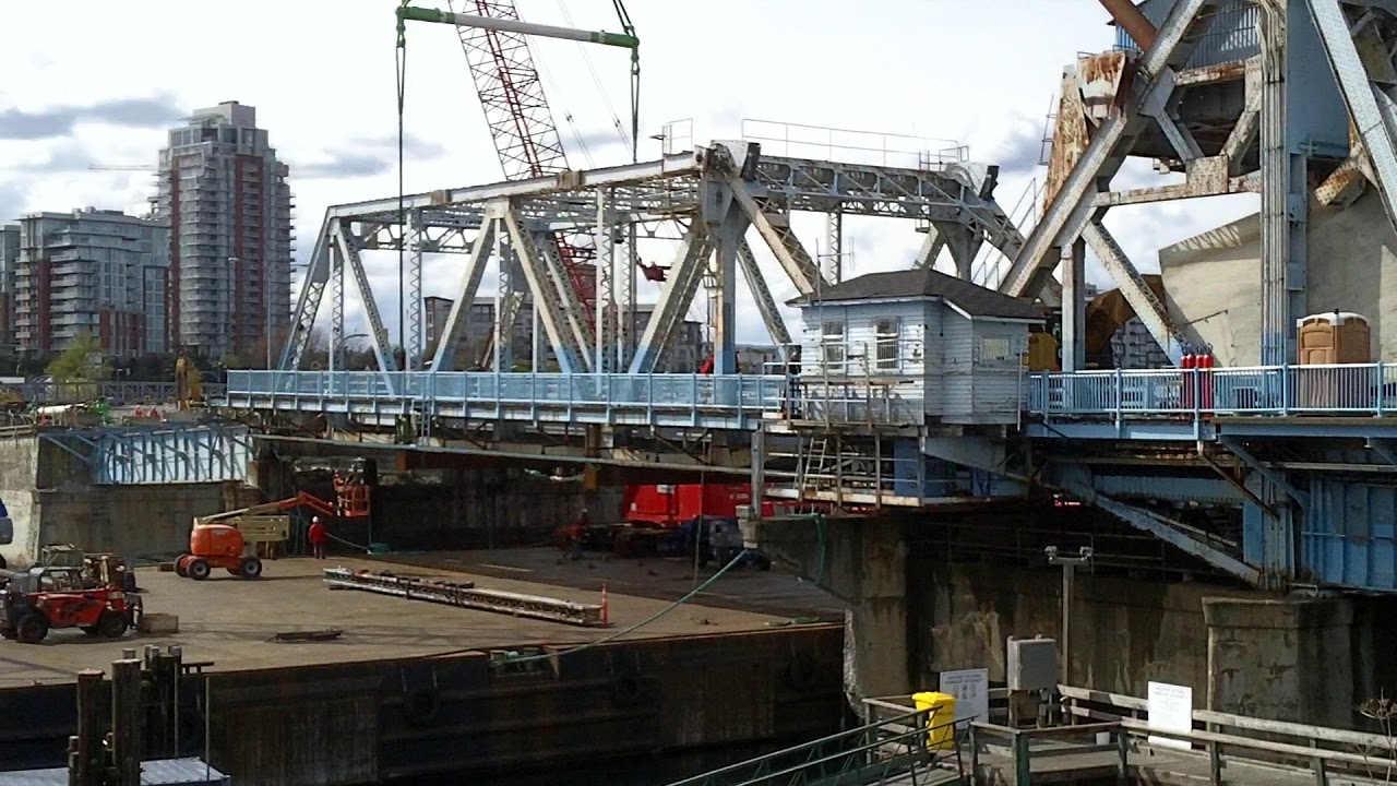 The old (1924) Johnson Street Blue bridge, Victoria B.C., Canada, April ...