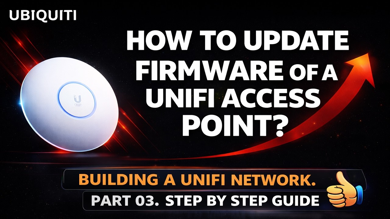 HOW TO UPDATE UNIFI ACCESS POINT FIRMWARE, DEVICE FIRMWARE UPDATE - YouTube