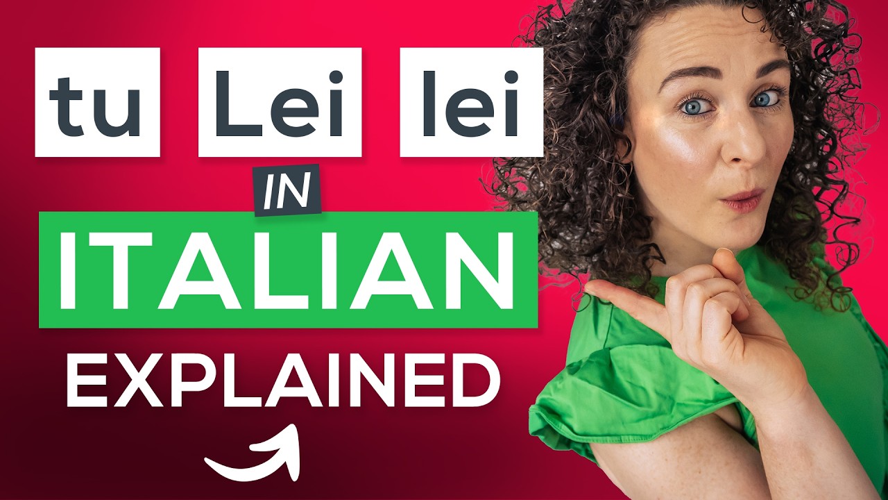 The Formal YOU in Italian: When to use tu, Lei and lei 🇮🇹 + FREE PDF ...