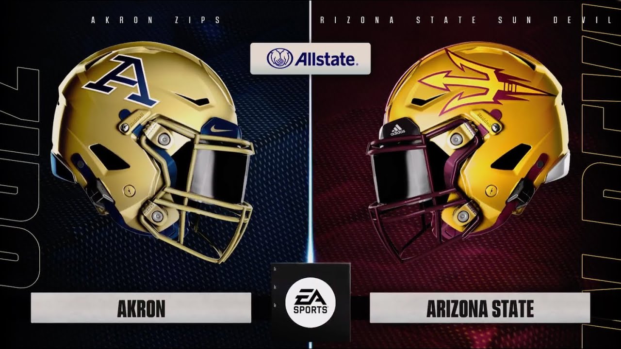 Week 4, 2028 - Akron vs #11 Arizona State - YouTube