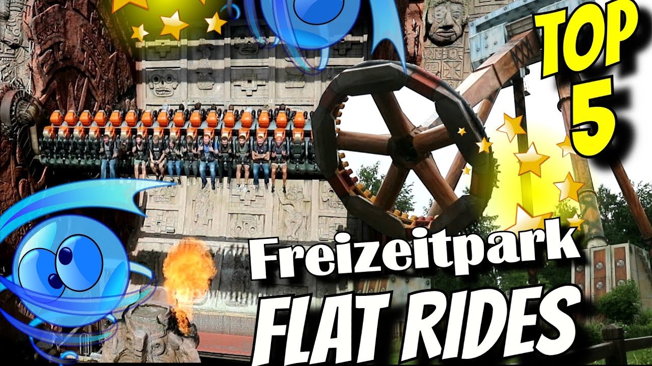 Top 5 FLAT RIDES im Freizeitpark - YouTube
