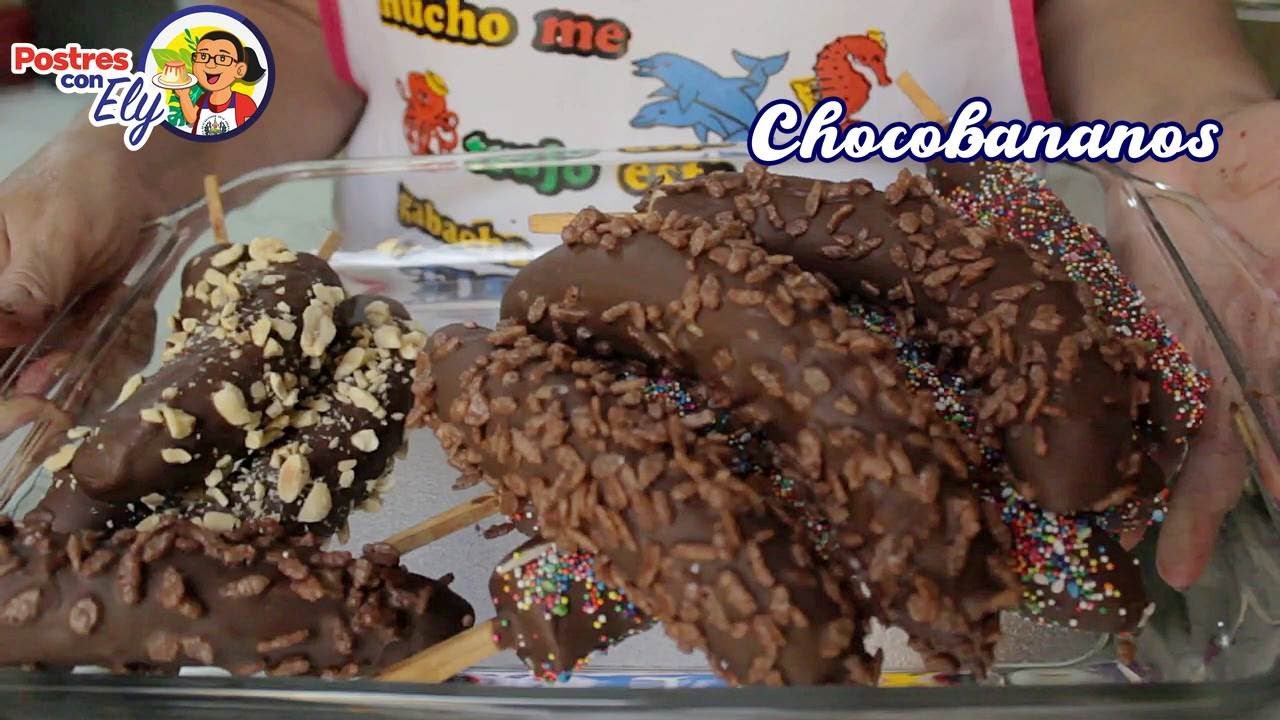 Preparando unos Riquísimos CHOCOBANANOS Para Principiantes - YouTube