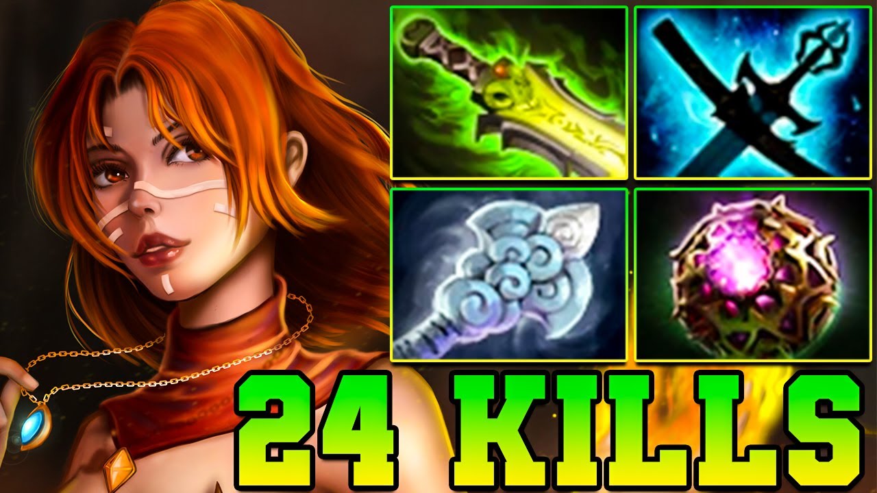24 KIlls Lina Dota 2 Lina !! Lina Dota 2 Carry Mid Lane Build Pro ...