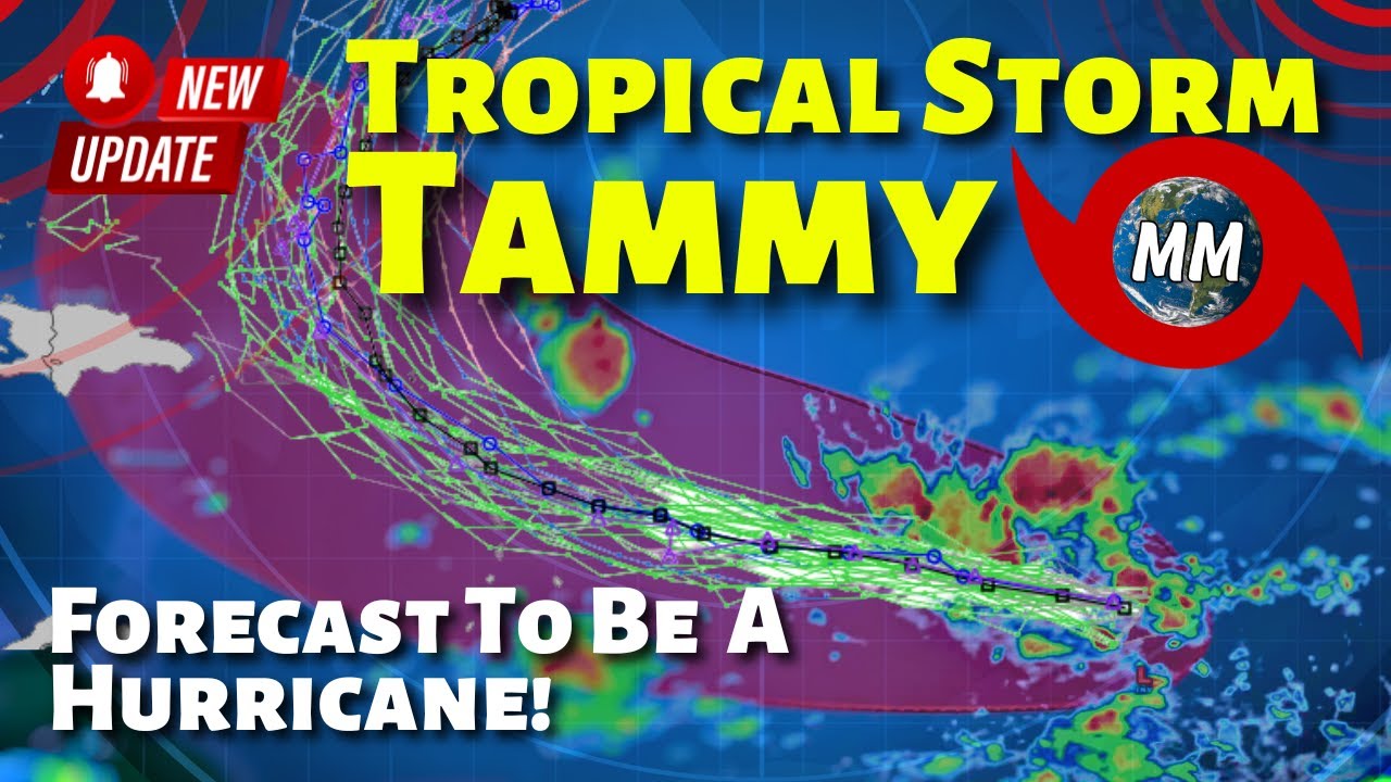 Tropical Storm Tammy Thursday 5PM Update | Potential Hurricane Forecast ...