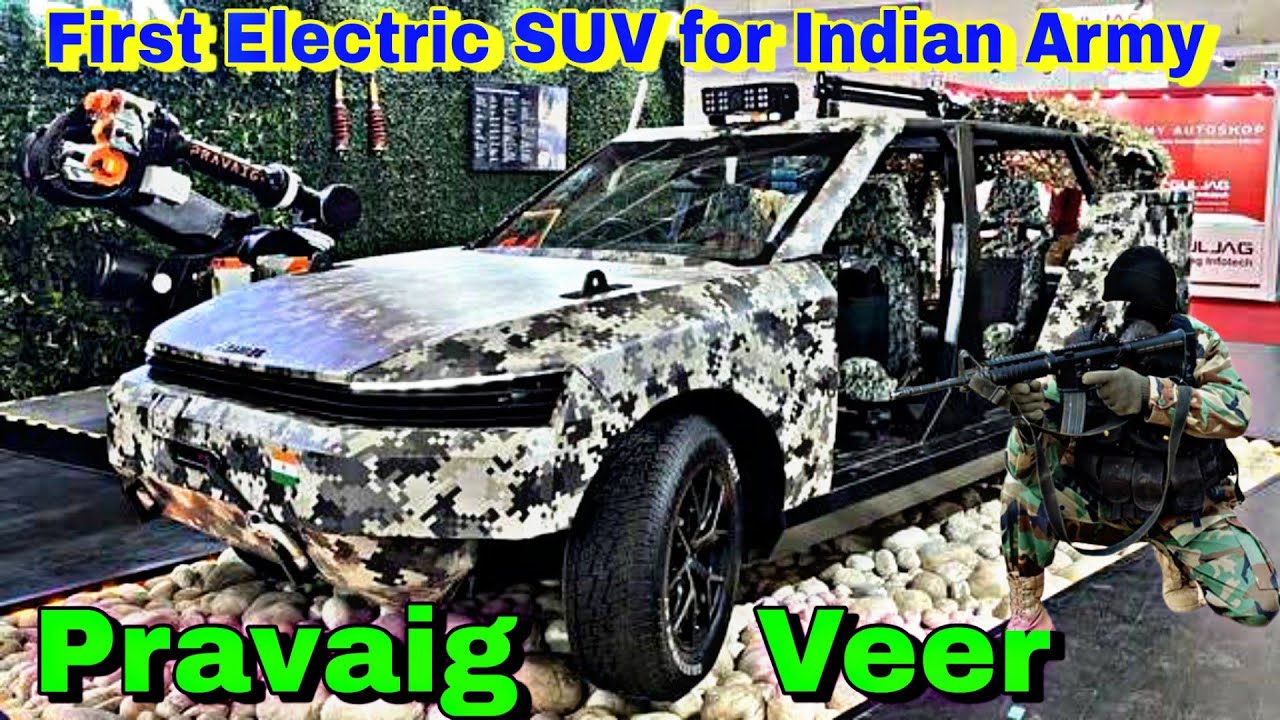 Indian Army 🪖 के लिए 🇮🇳 Indian Electric SUV Car "Pravaig Veer ...