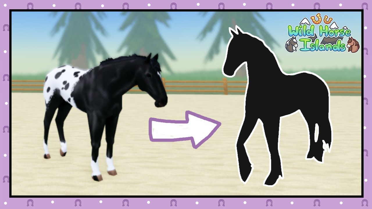 The Black Blanket Friesian is so Pretty! - Roblox Wild Horse Islands ...