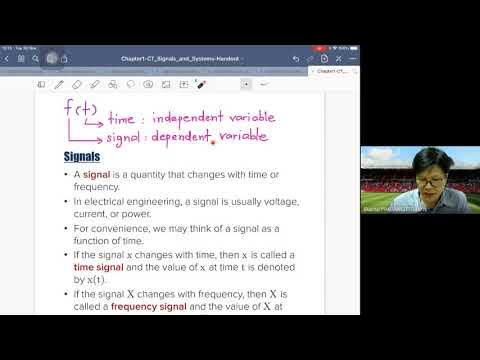 01205216-Signals and Systems: Lecture01 Nov30 2021 - YouTube