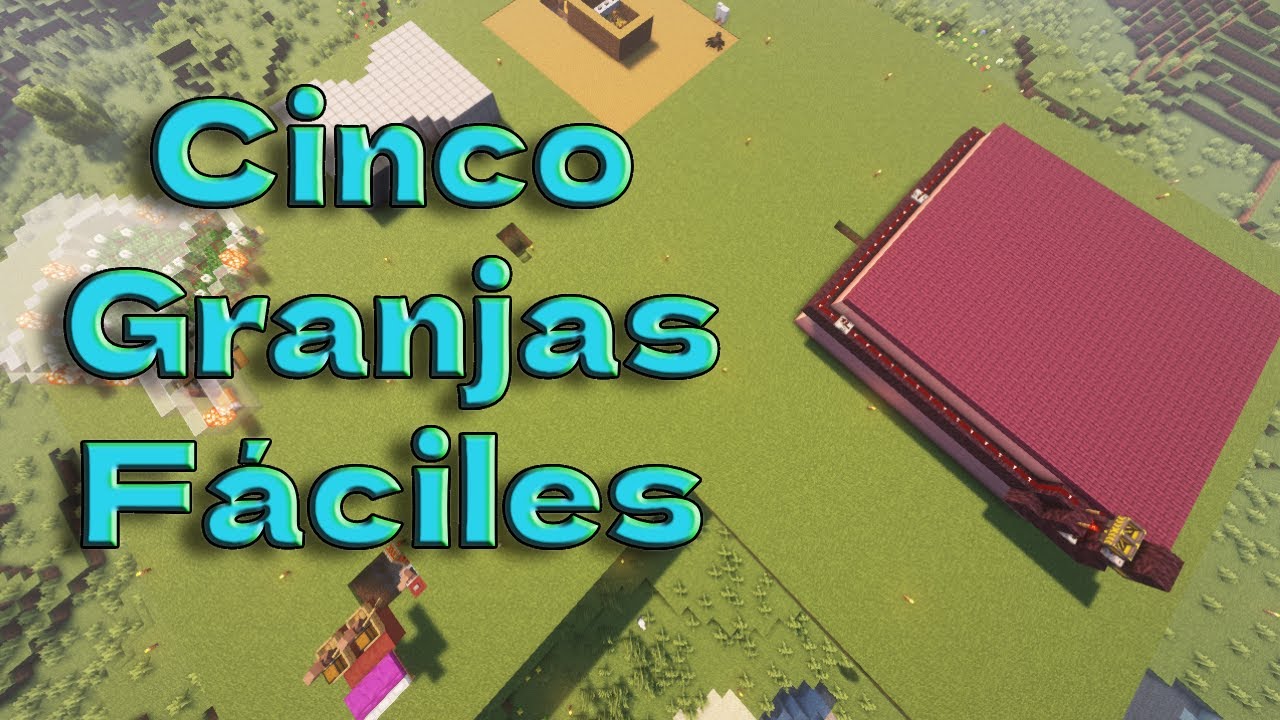 😱TOP 5 GRANJAS SIMPLES para EMPEZAR tu SURVIVAL en MINECRAFT 1.21🌍 - YouTube