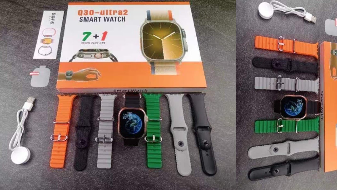 Q30 ULTRA2 SMART WATCH 7+1 - YouTube