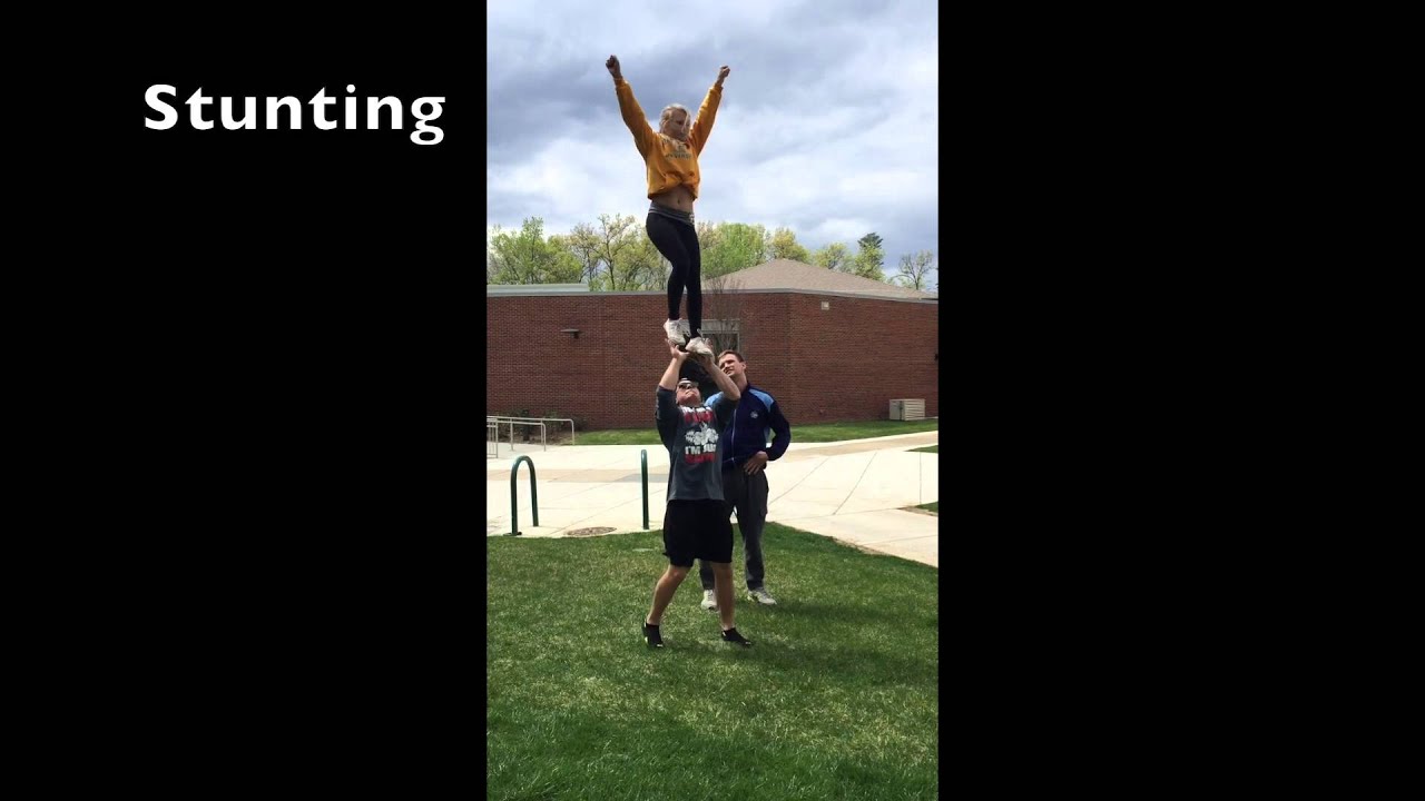 GMU cheer tryout 2015 - YouTube