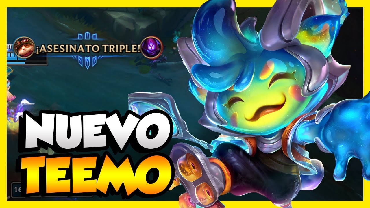 🤮 NUEVO TEEMO ONDA ESPACIAL, CON SUSTAIN ESTE CAMPEON PRESIONA INFINITO ...