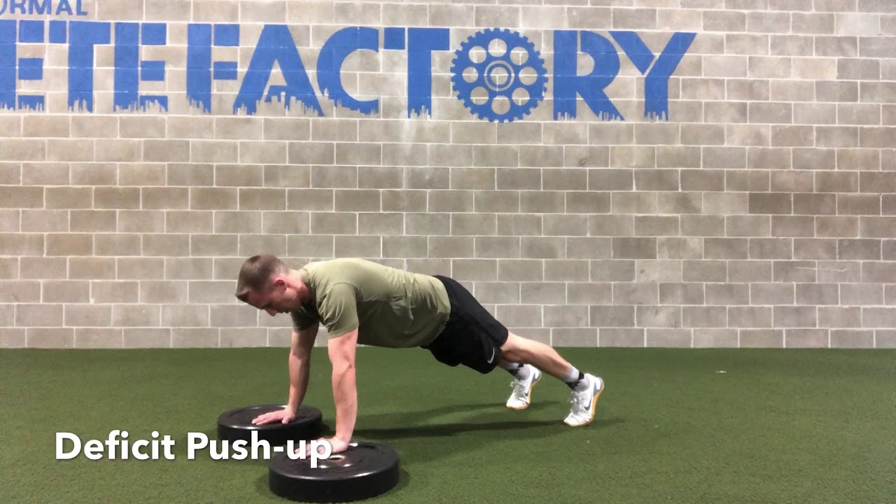 Deficit Push-up - YouTube
