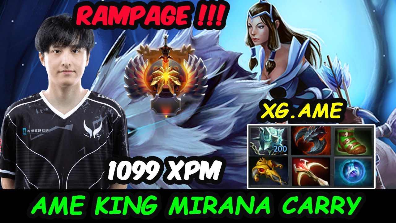 AME MIRANA CARRY RAMPAGE : The Uncrowned King China GOD CARRY FULL SLOT ...