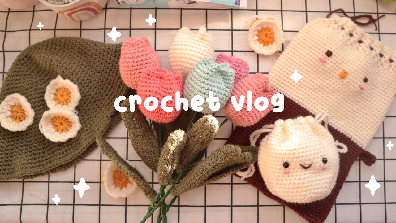 crocheting for a month in the studio 🧶// chonky crochet vlog - YouTube