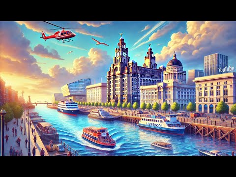 LIVERPOOL WATERFRONT RIVER MERSEY LIVE STREAM [Ships, Skyline, Views] - Francis - MerseyView