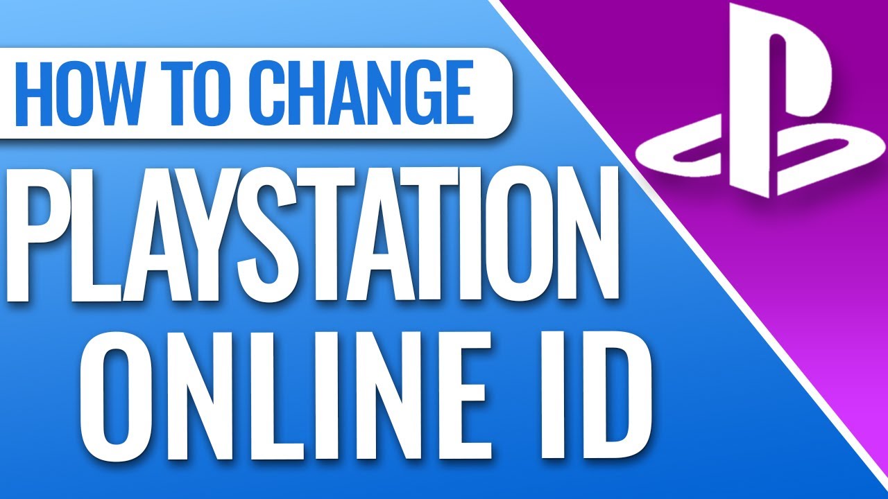 How To Change Your PlayStation Online ID - YouTube
