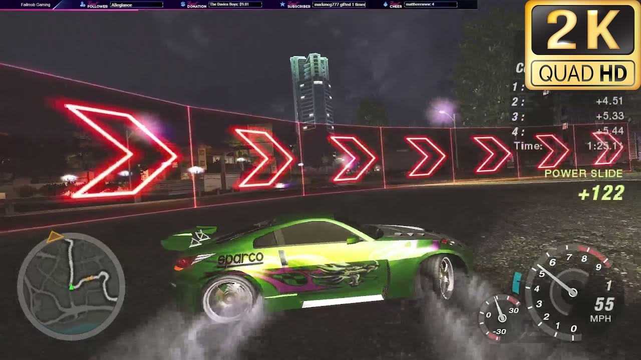 Need For Speed Underground 2 Remastered Gameplay - nfsu 2 Textures by ...