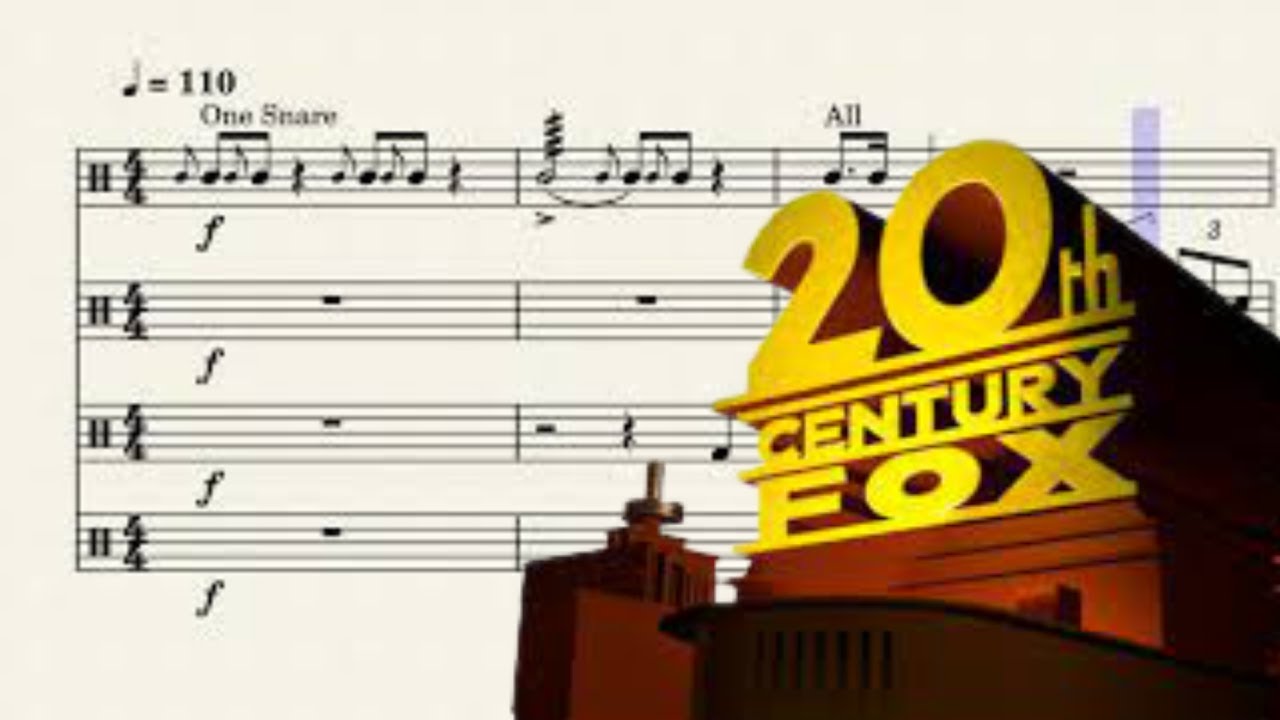 20th Century Fox intro but with drums - YouTube