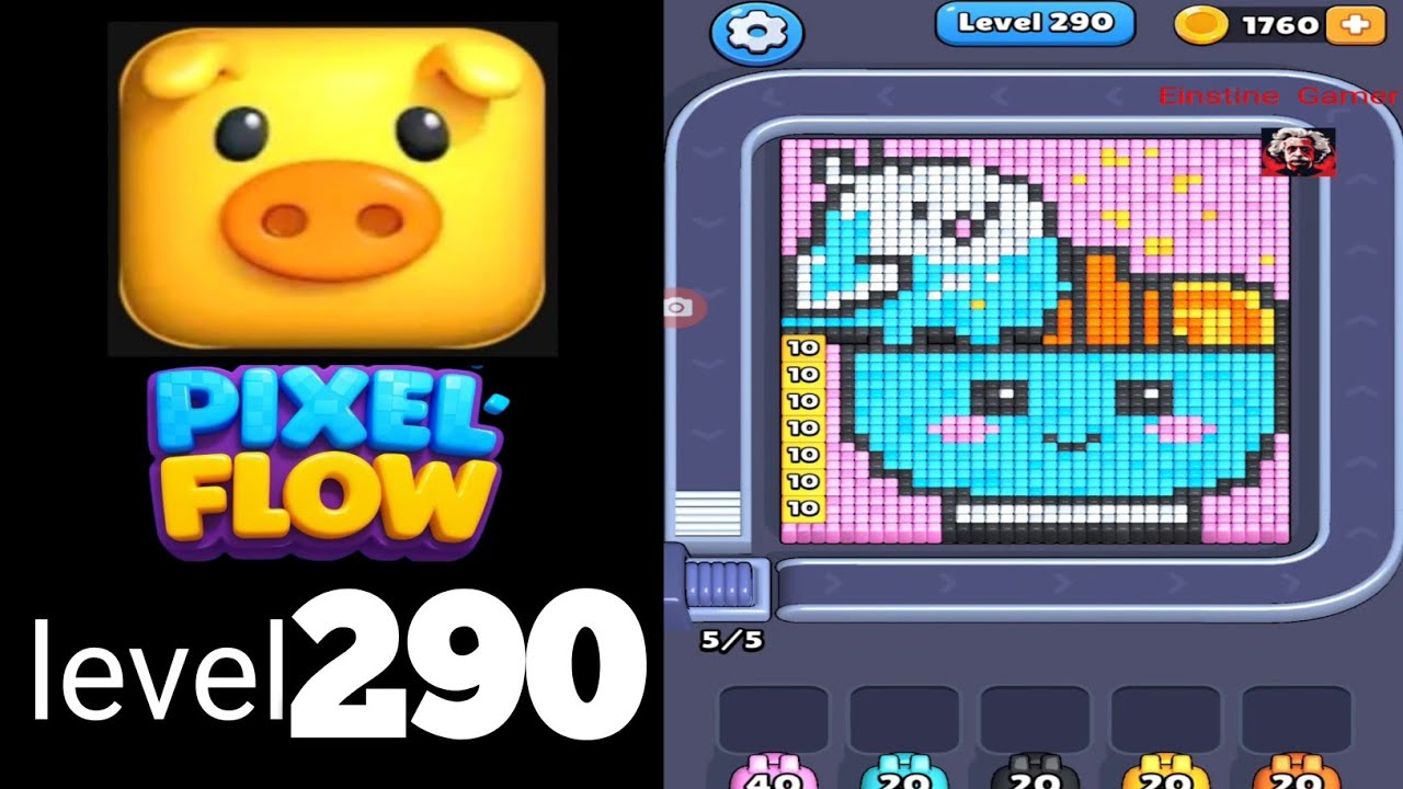 Pixelflow level 290 Guide Walkthrough Solution - YouTube