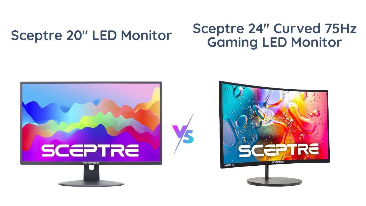 Sceptre 20" vs 24" Gaming Monitors: Which Is the Best Buy? - YouTube