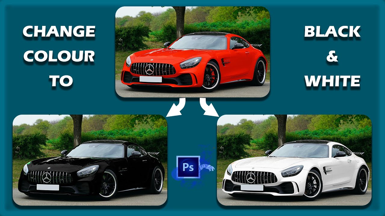 Photoshop Tutorial to Change the Colour of any Car. - YouTube