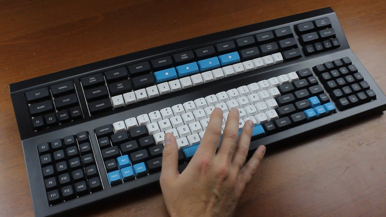 Hyper7 Round 4 keyboard review (Cherry MX New Nixie) - YouTube